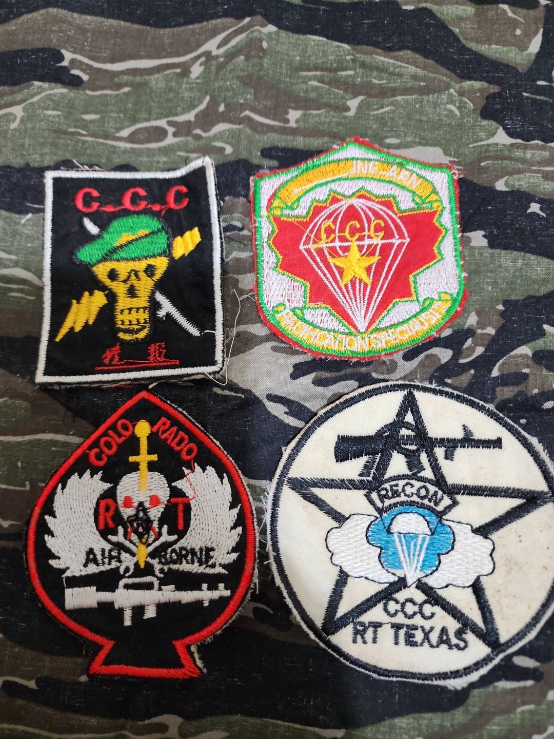 Vietnam War MACV SOG CCC Recon Team Set 6 Green Beret Phoenix Program ...