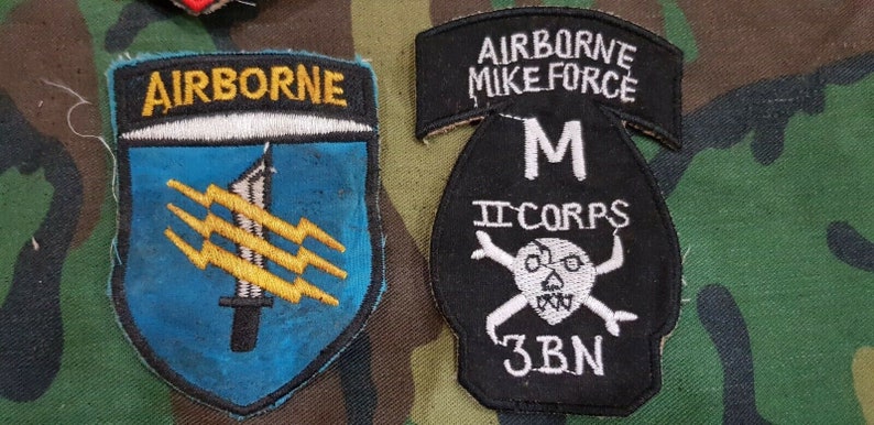 Vietnam War MACV SOG Mike Force Battalion Patch Set #1 Green Beret - Etsy