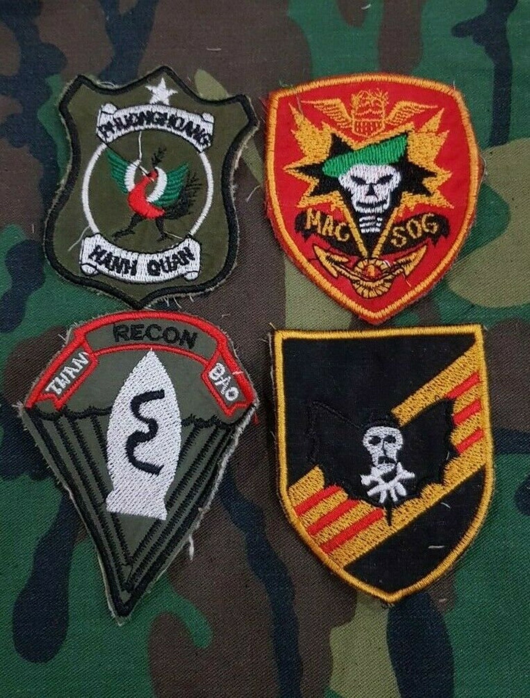 Vietnam War CIA Project Sigma Patch Set9 MACV SOG Green Beret Phoenix ...