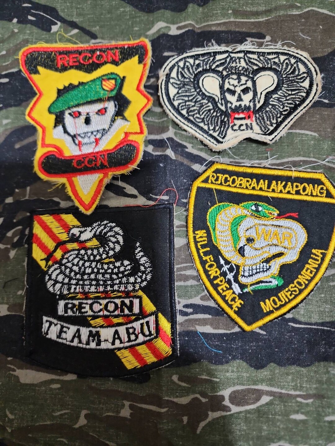 Vietnam War MACV SOG CCN Recon Team Set 8 Green Beret Phoenix Program ...