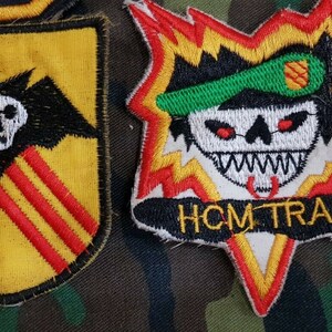 Vietnam War CIA Project Delta Patch Set 3 MACV SOG Green Beret Phoenix ...