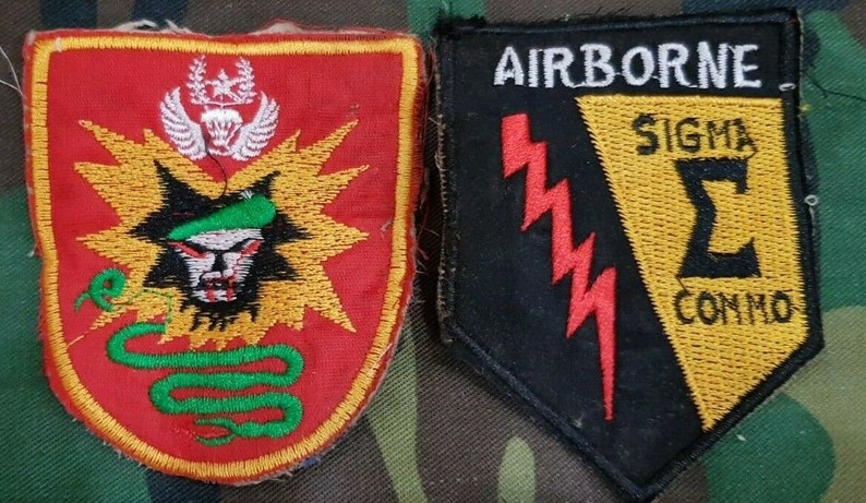 Vietnam War CIA Project Sigma Patch Set 2 MACV SOG Green Beret Phoenix ...