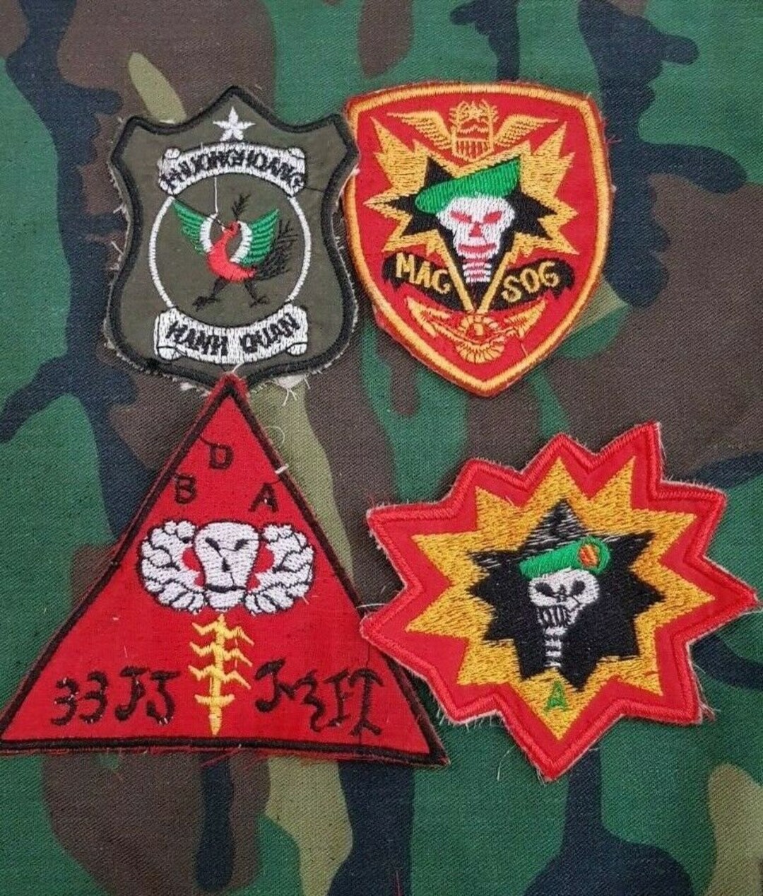Vietnam War CIA Project Alpha Patch Set1 MACV SOG Green Beret - Etsy