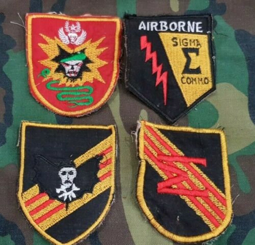 Vietnam War CIA Project Sigma Patch Set 2 MACV SOG Green Beret Phoenix ...