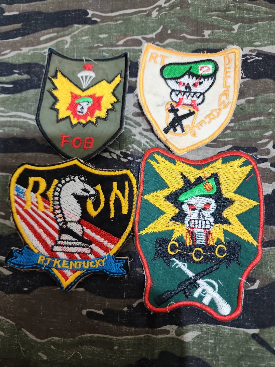 Vietnam War MACV SOG CCC Recon Team Set 8 Green Beret Phoenix Program ...