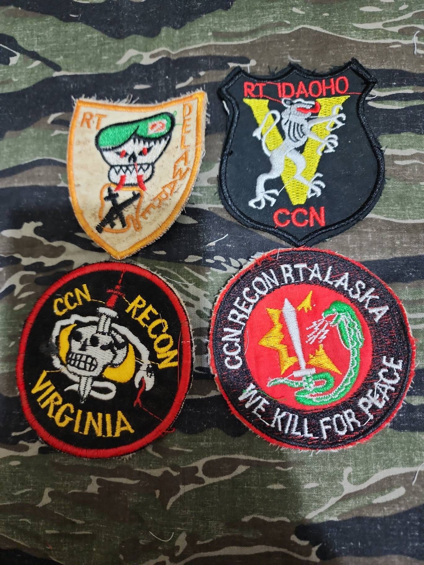 Vietnam War MACV SOG CCN Recon Team Set 7 Green Beret Phoenix Program ...