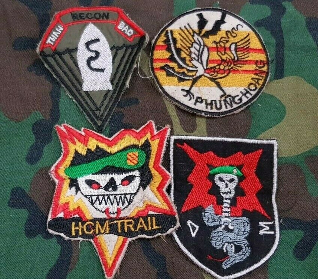 Vietnam War CIA Project Sigma Patch Set 1 MACV SOG Green Beret Phoenix ...