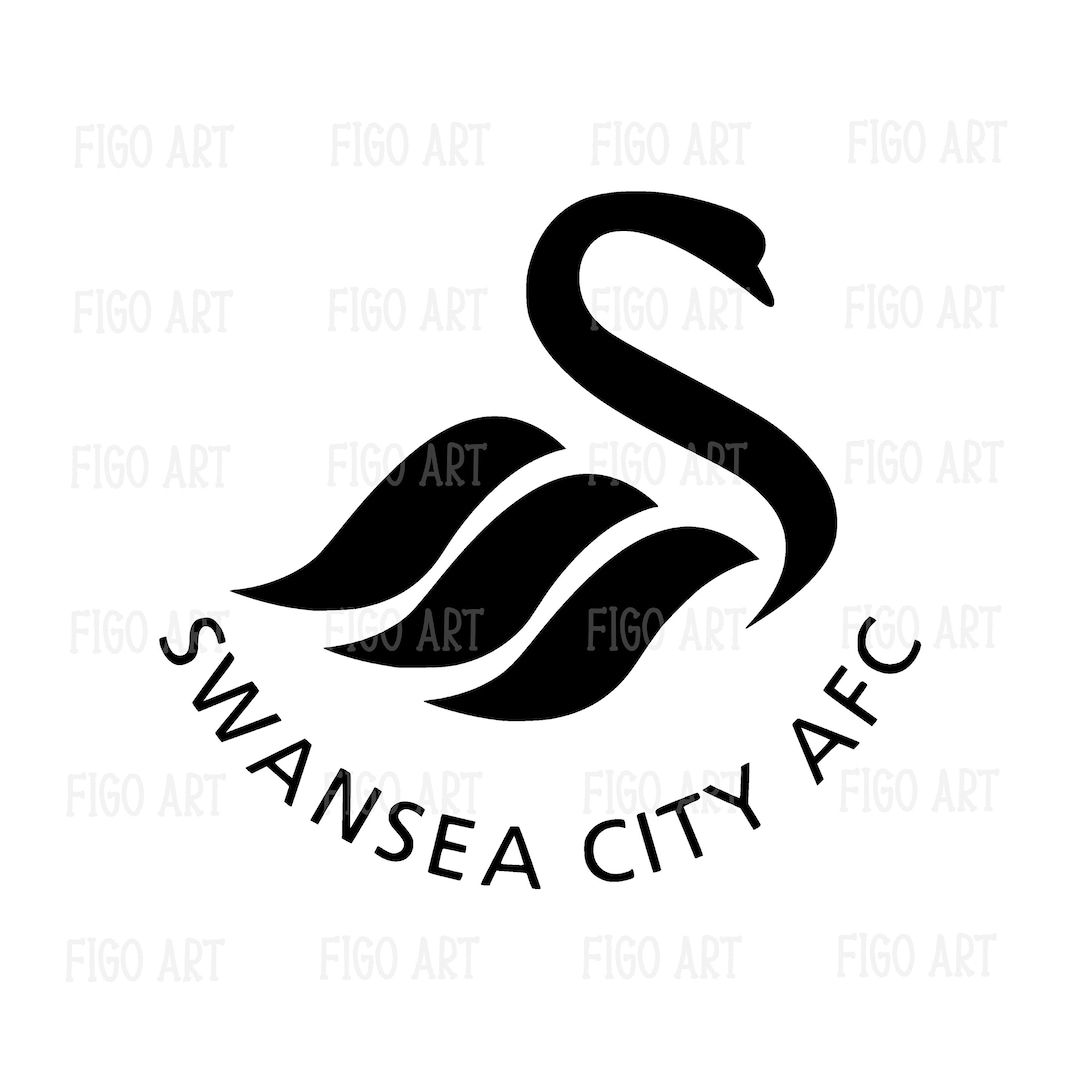 Swansea City Soccer Football Logo Sign Layered Colors Svg Ai - Etsy