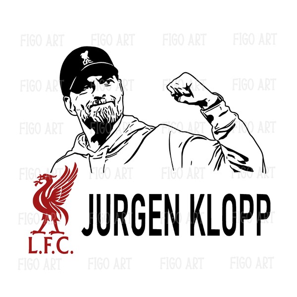 Jurgen Klopp Svg - Etsy UK