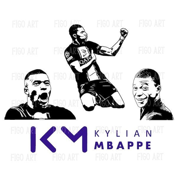 Kylian mbappé jpg - Etsy France