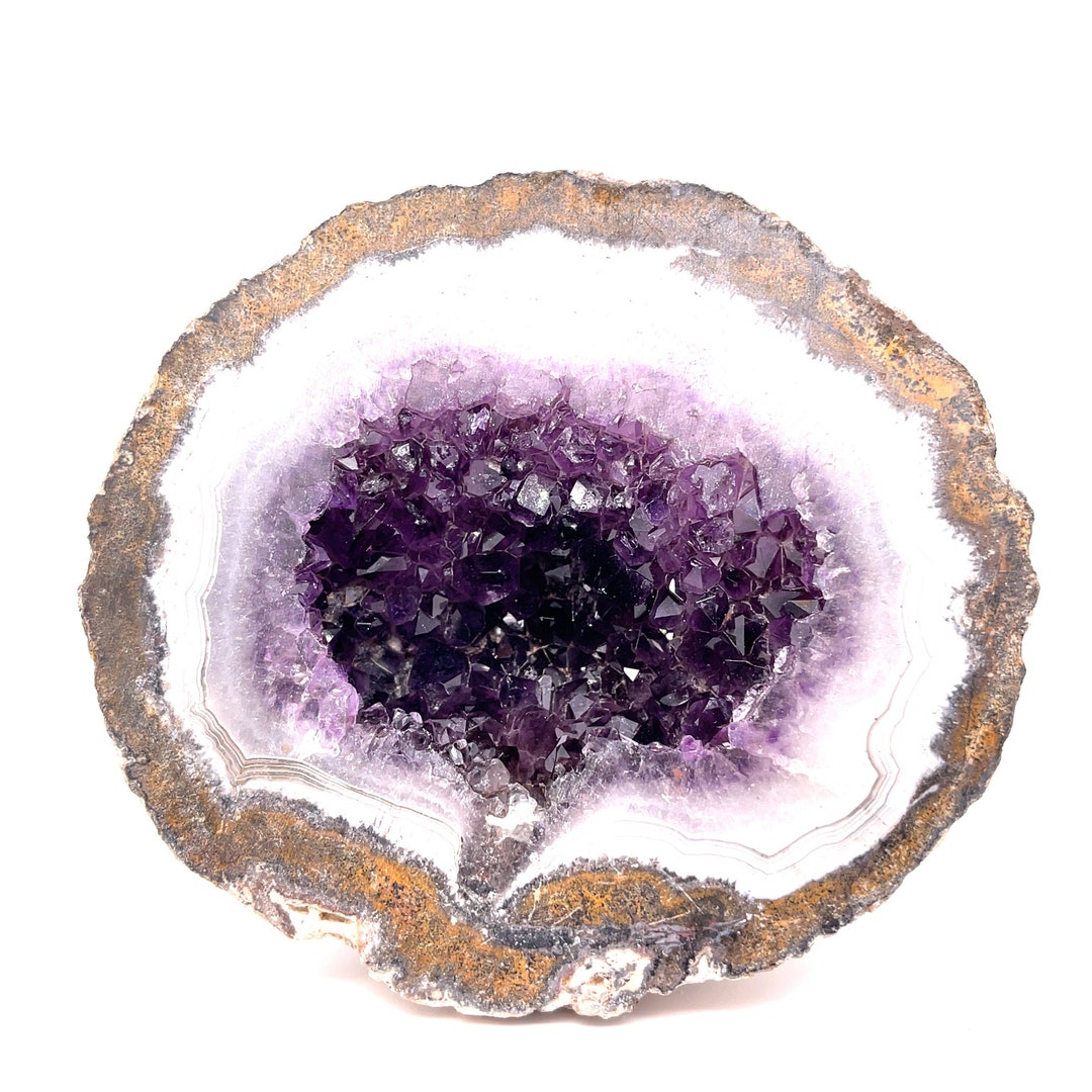 Amethyst Geode Half Cut - Etsy