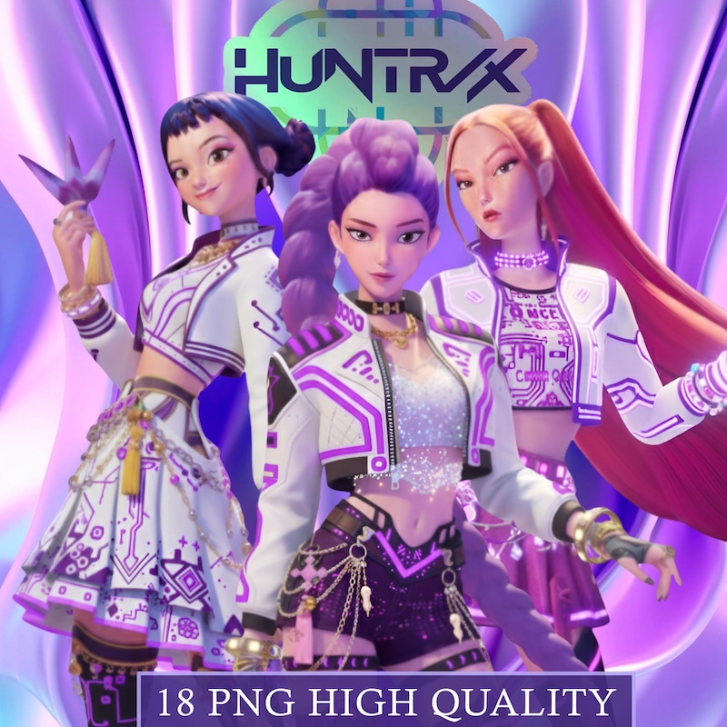Huntrix outfits kpop demon hunters - Etsy Italia