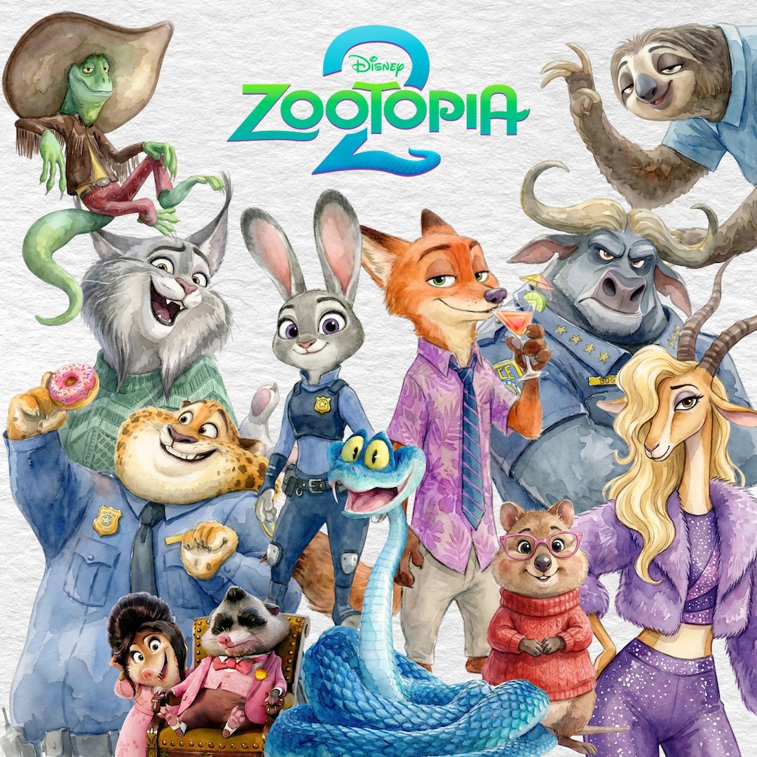 Zootopia 2 - 20 Png Files - Etsy