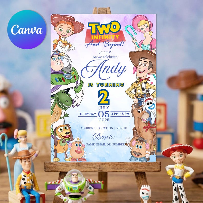 Toy Story Invitation - Etsy