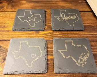 Texas Themed Coasters - Etsy