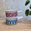 Vintage Figgjo Flint (norway) Market Pattern Mini Sugar and Cream ...