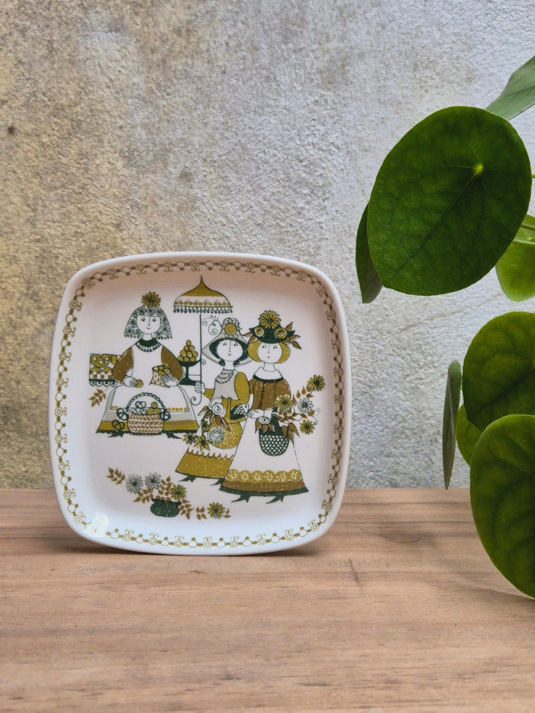 Figgjo Flint Norway Market 6 Plate Design by Turi Gramstad. - Etsy