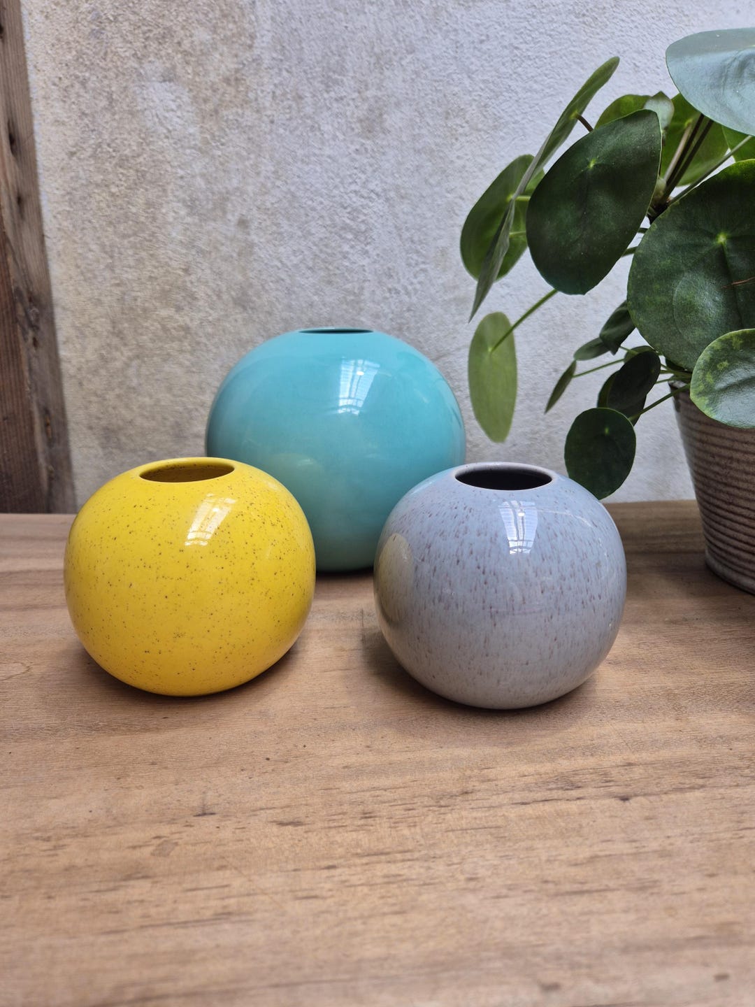 Vintage Zenith Gouda Holland Set Vases Design by Willem Stuurman: Mid ...