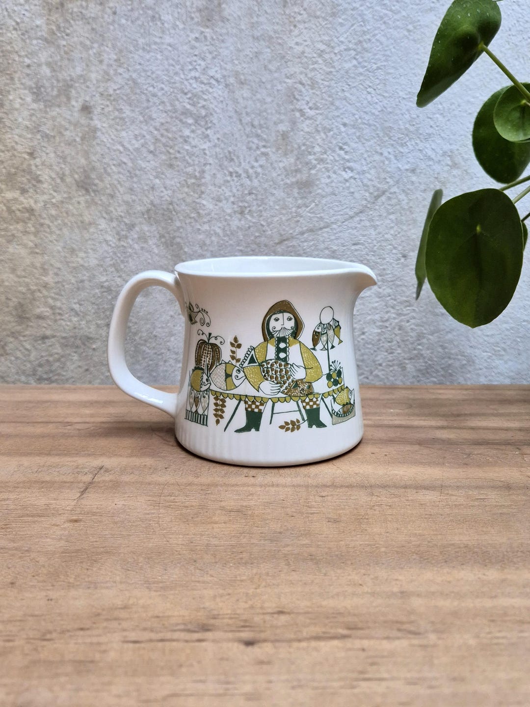 Figgjo Flint Norway Market Pitcher Milk Jug Scandinavian Design by Turi ...