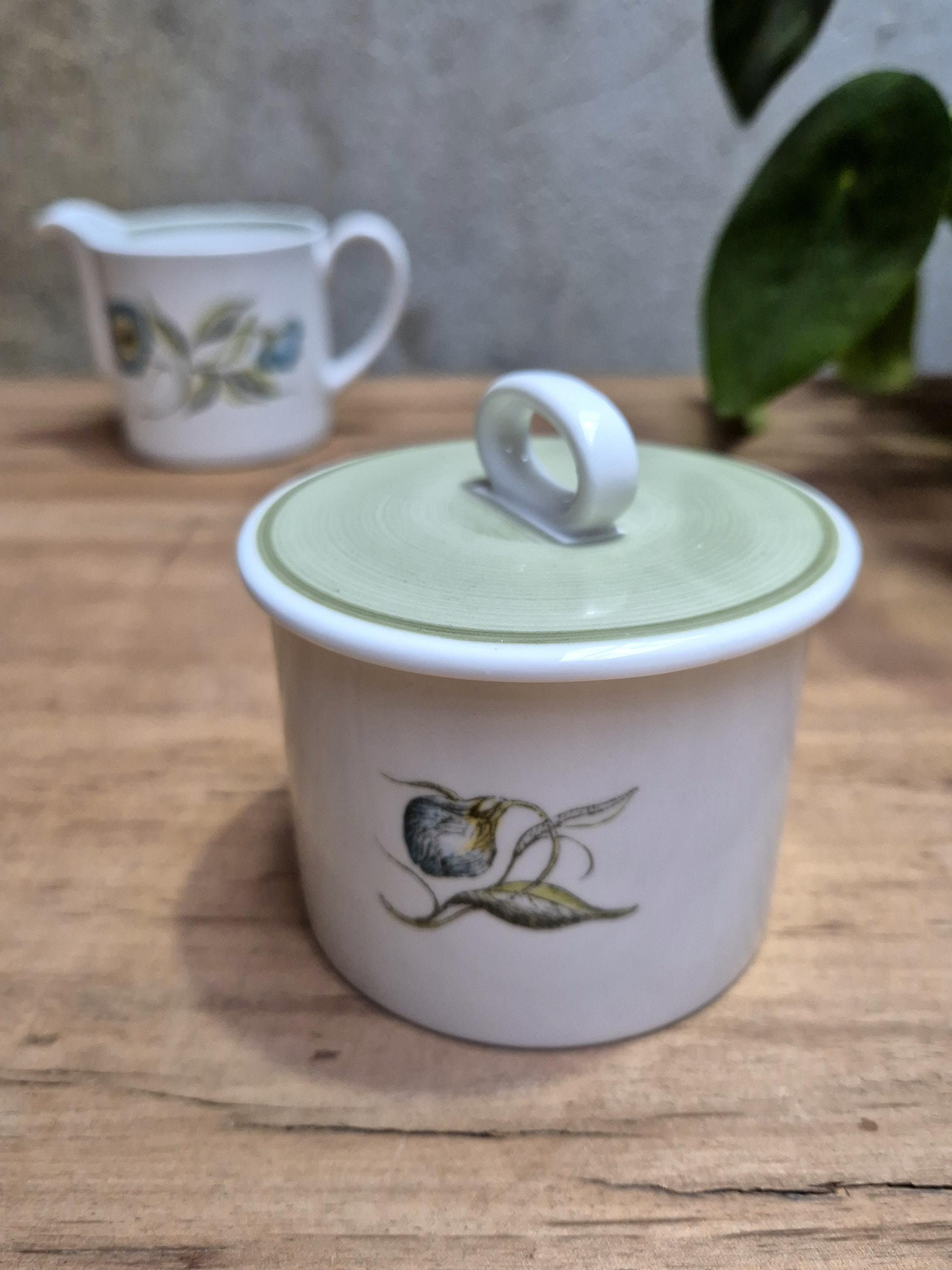 Vintage Susie Cooper Katina Wedgewood Bone China Creamer and Sugar Set ...