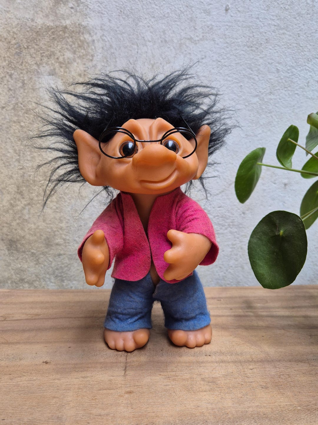 Vintage Thomas Dam Grandfather Father Troll 9 Inch Danish Design Made ...