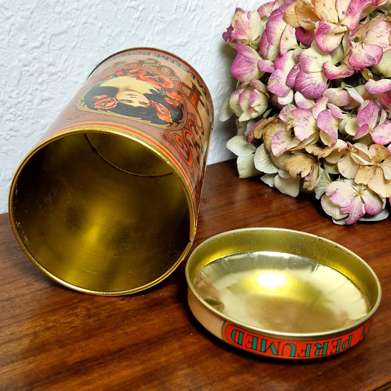 Highly Perfumed Poppy Talcum Powder Mad in England Design by - Etsy