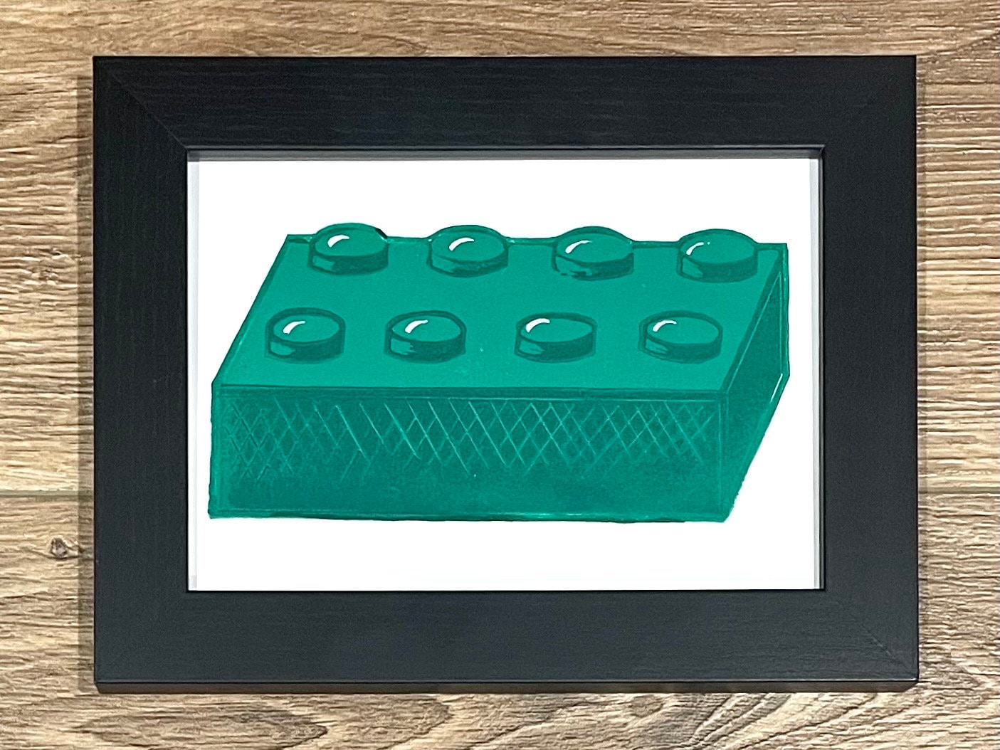 Lego® Block Print, Handmade Block Print; 5"x7" - Etsy