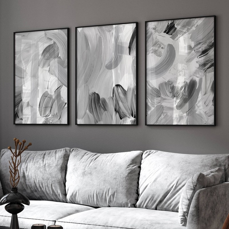 Grey Wall Decor - Etsy