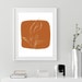 Navy & Burnt Orange Botanical Prints, Gallery Wall Set, Living Room ...