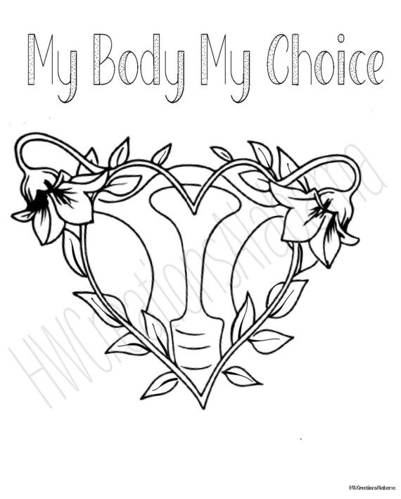 Uterus Coloring Outline Coloring Pages