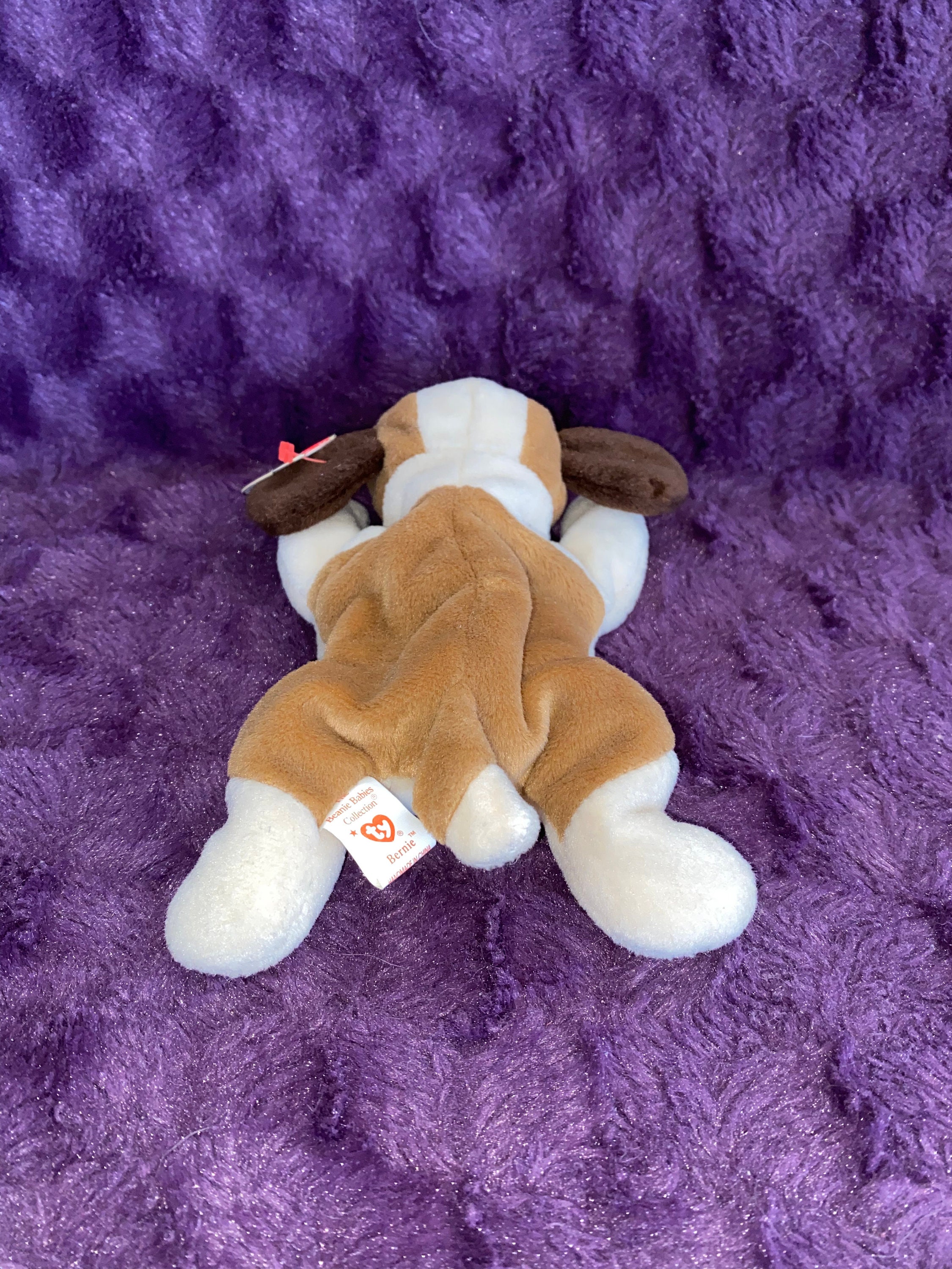 Beanie Baby Bernie the Dog, With Pvc Pellet Tag - Etsy