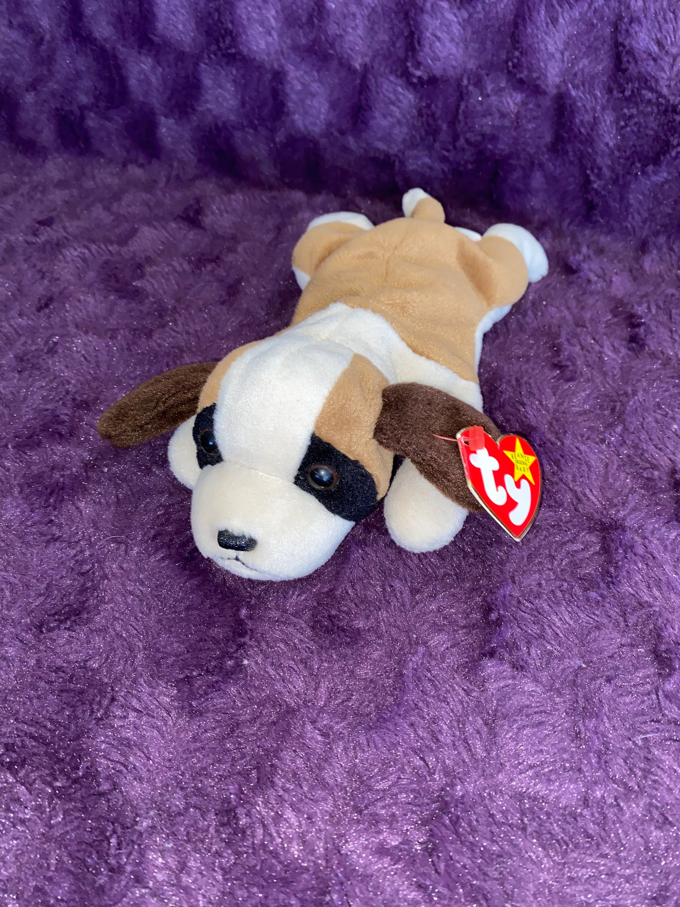 Beanie Baby Bernie the Dog, With Pvc Pellet Tag - Etsy