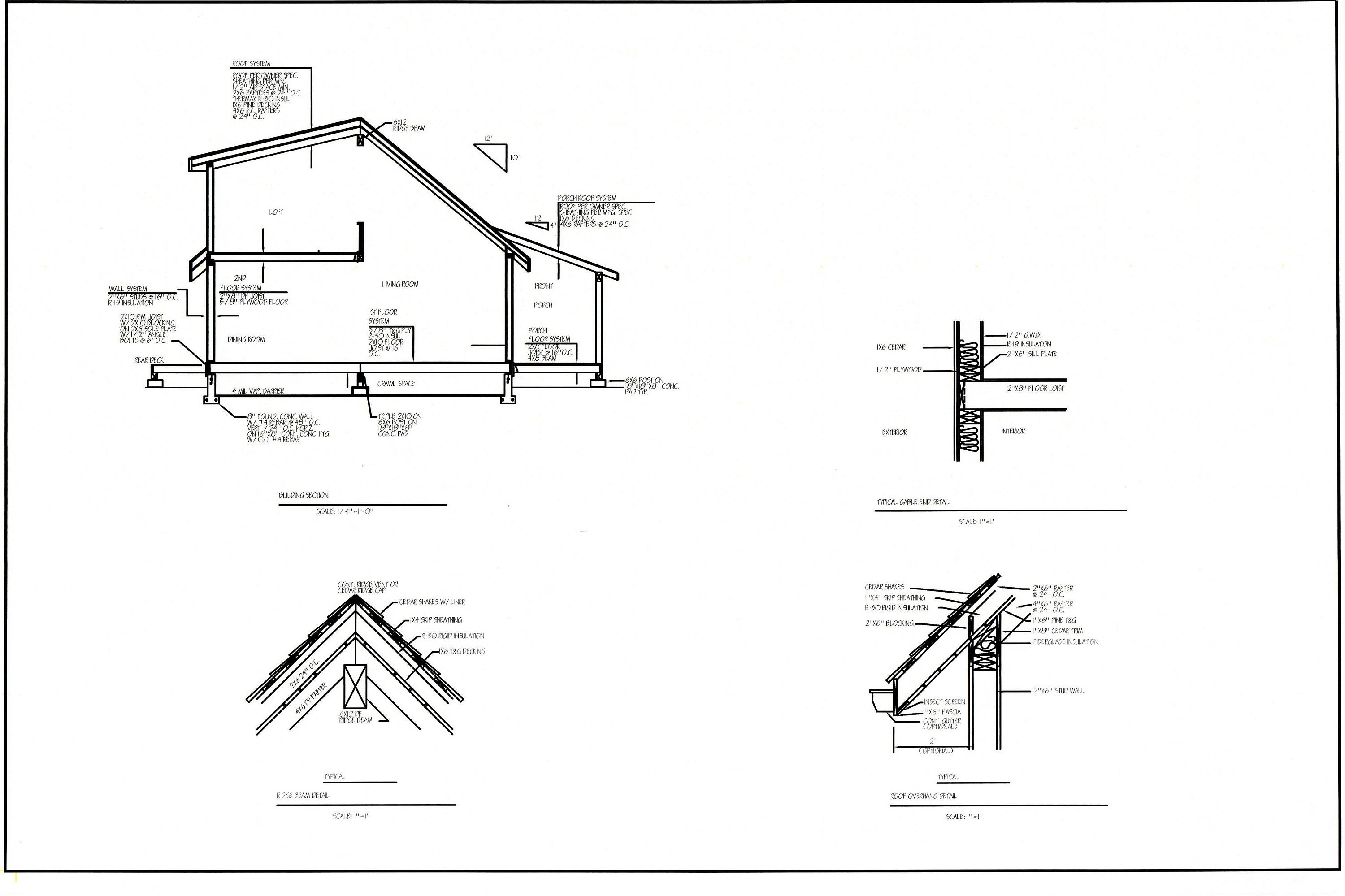 House Plan for 2 Bed 2 Bath Loft Style Cabin Home. 1442 Sq Ft. - Etsy