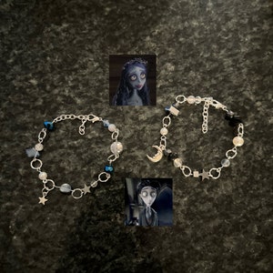 Corpse Bride Inspired Bracelets Victor Emily Victoria Jewelry Handmade ...