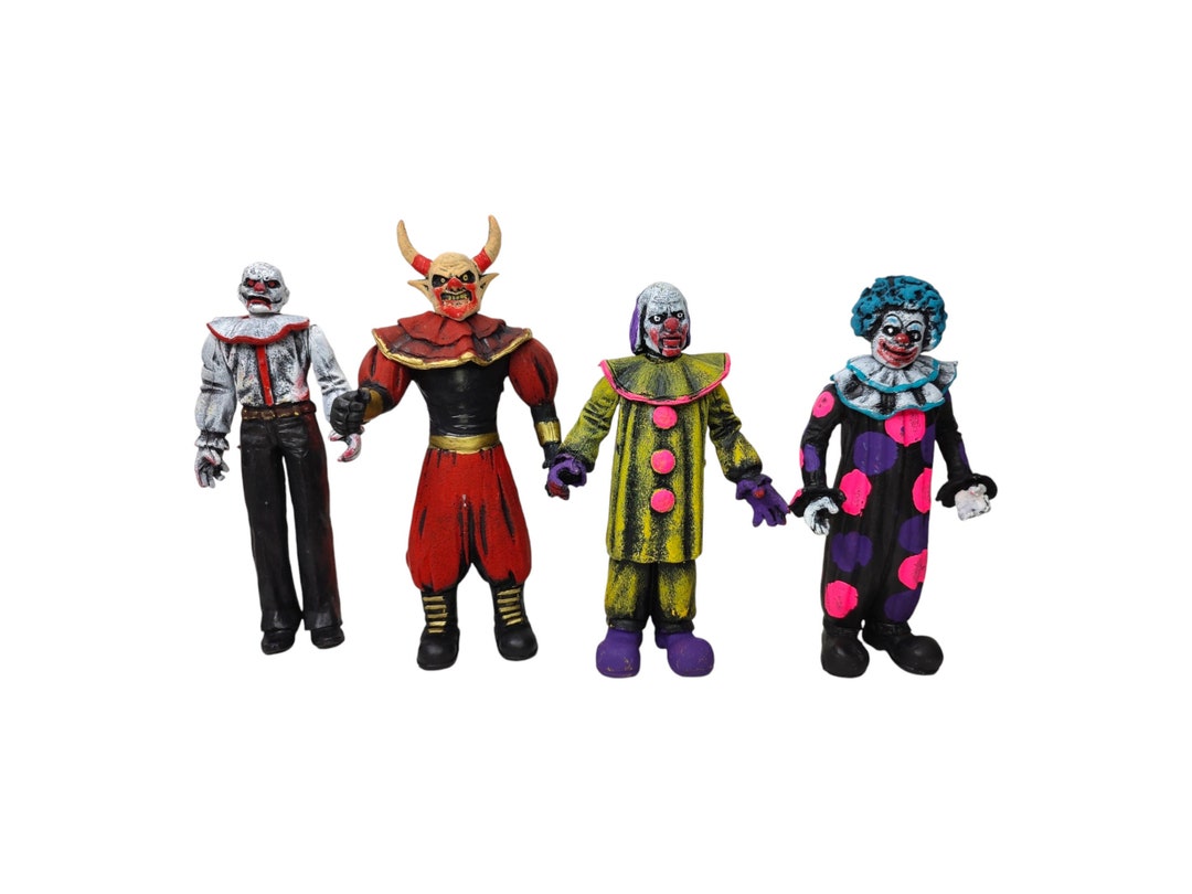 Deep Web Clowns Mexican 6.5" 4 Plastic Toy Figures - Etsy