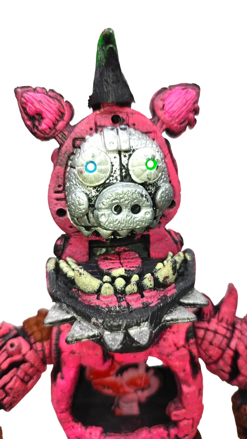 FNAF Five Nights at Freddys Twisted Pork Pigpatch Warlord 9 Mexican Toy ...