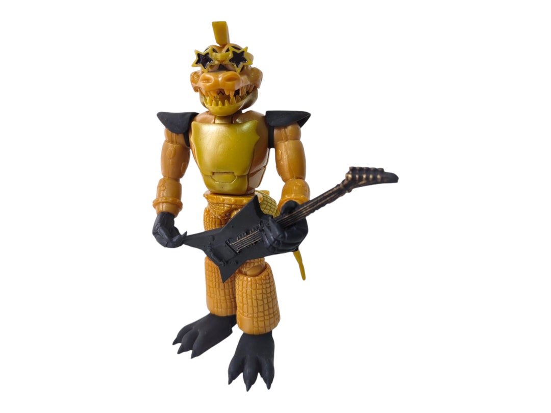 FNAF Montgomery Gator Toy Figure 9" Five Nights at Freddys Glamrock - Etsy