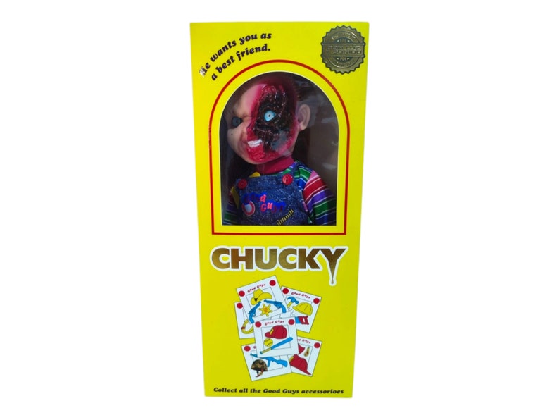 Chucky Pizza Face 14 Inches Tall Mexican Toy Doll Figure Childs Play ...