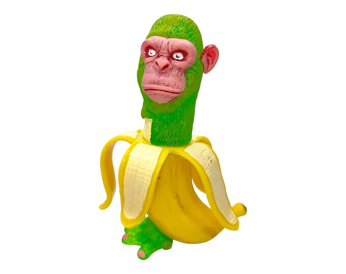 Chimpanzini Bananini 7 Mexican Hard Plastic Toy Figure Italian Brainrot ...