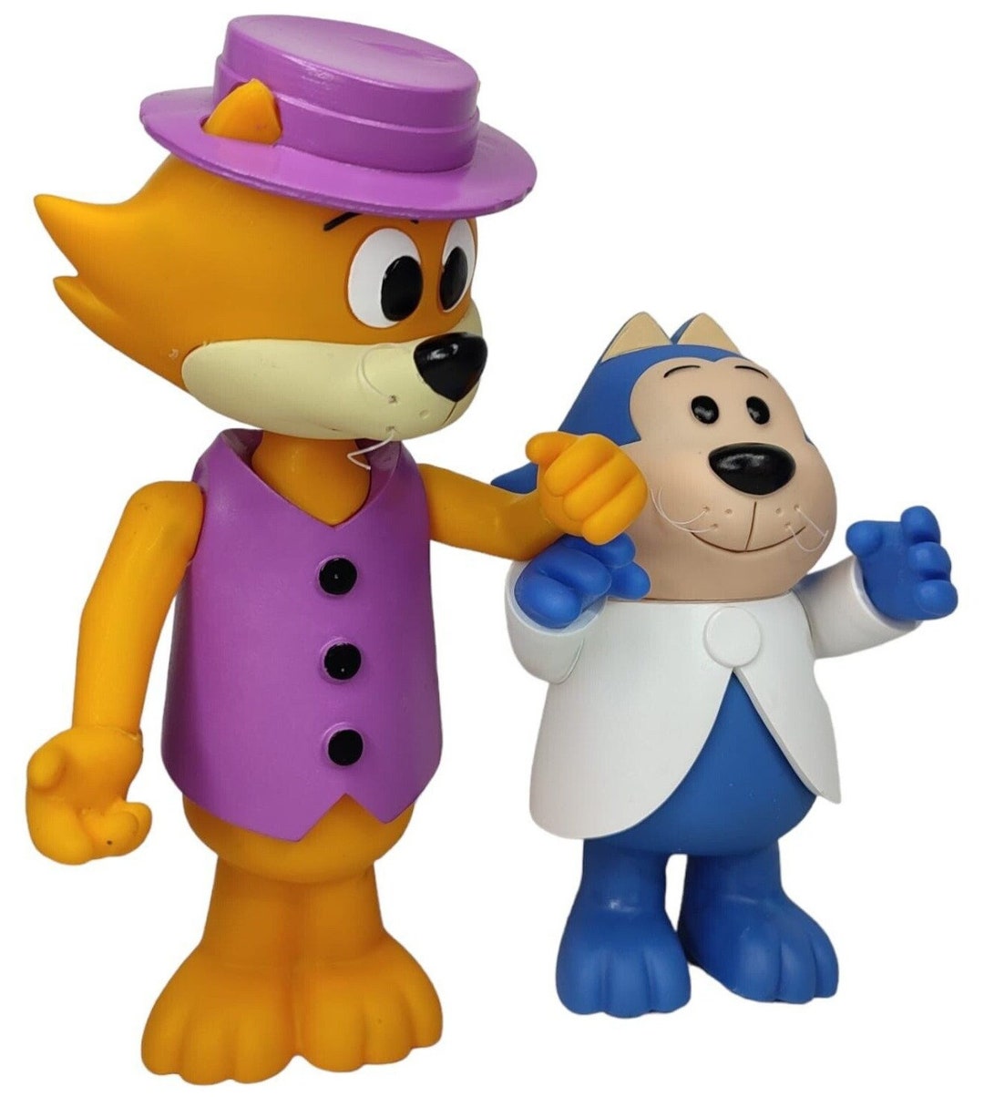 Top Cat & Benny the Ball Bundle Soft Plastic Mexican Toy Figures 10 and ...