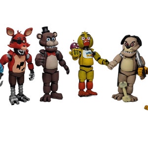 FNAF Five Nights at Freddys 6 Figures 8 Tall Animatronic Toy Figures ...