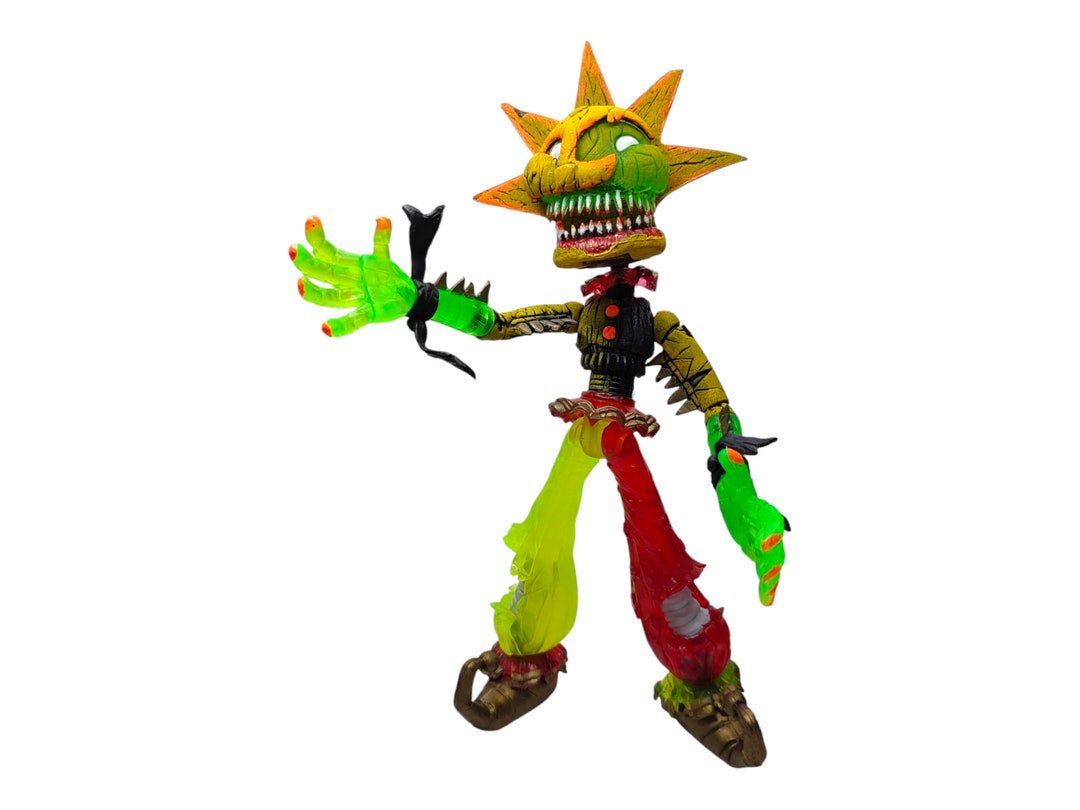 FNAF Five Nights at Freddys Twisted Sundrop 13 Hard Plastic Mexican Toy ...