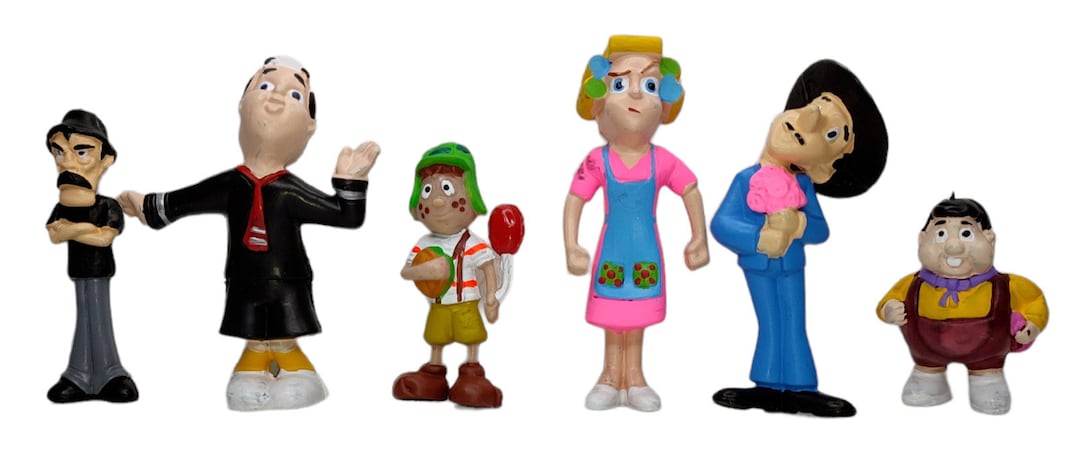 Chavo Del 8 4 6 Toy Figures Mexican Custom Manufactured Chaves ...