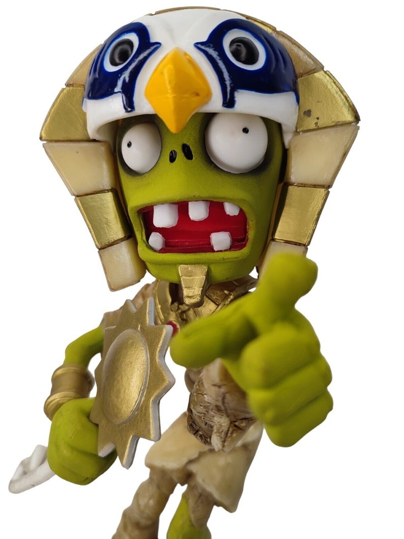 Plants Vs Zombies Zombie Ra 10" Mexican Hard Plastic Toy Figure PVZ 2 ...