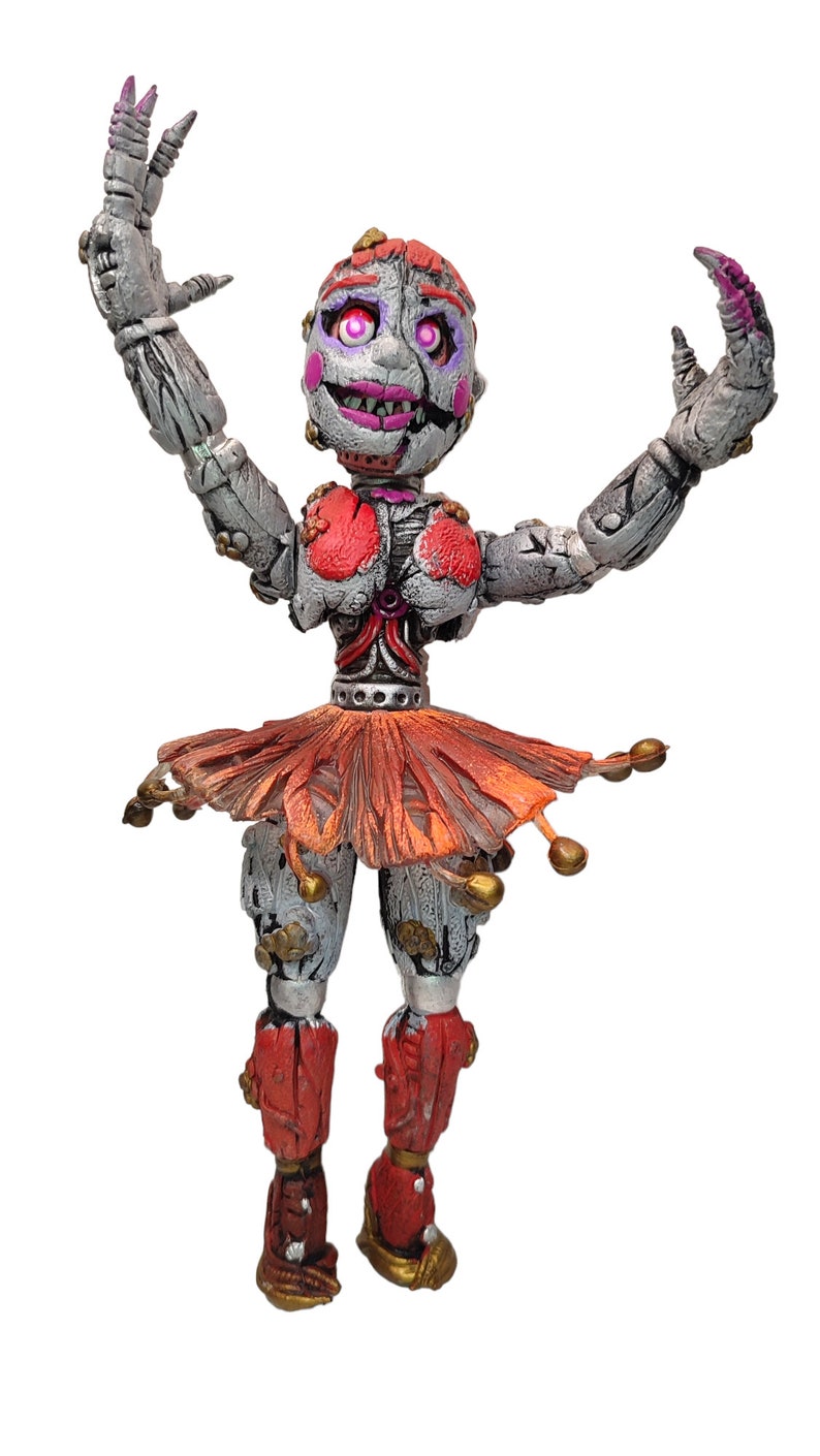 FNAF Five Nights at Freddys Ballora 9 Orange Mexican Toy Figure ...