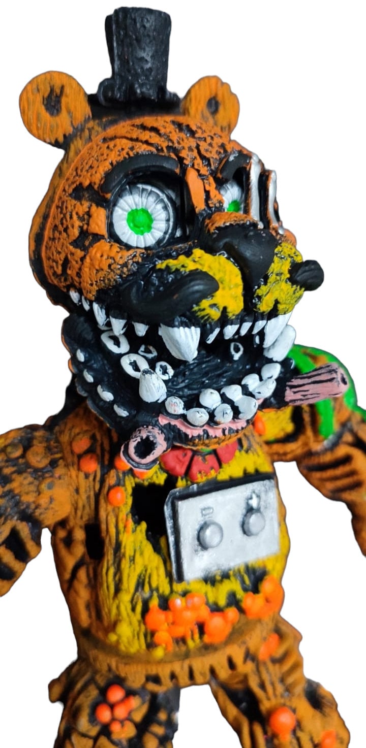 FNAF Five Nights at Freddys Panther Twisted Orange 9 Animatronic ...