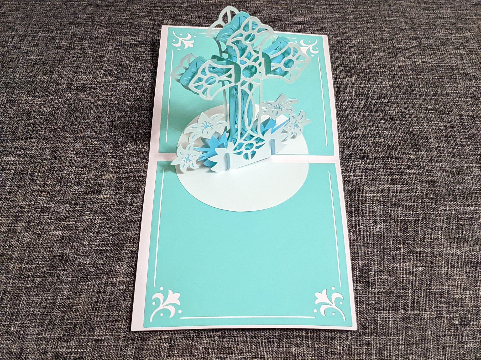 Pop-up Cross Greeting Card - Etsy