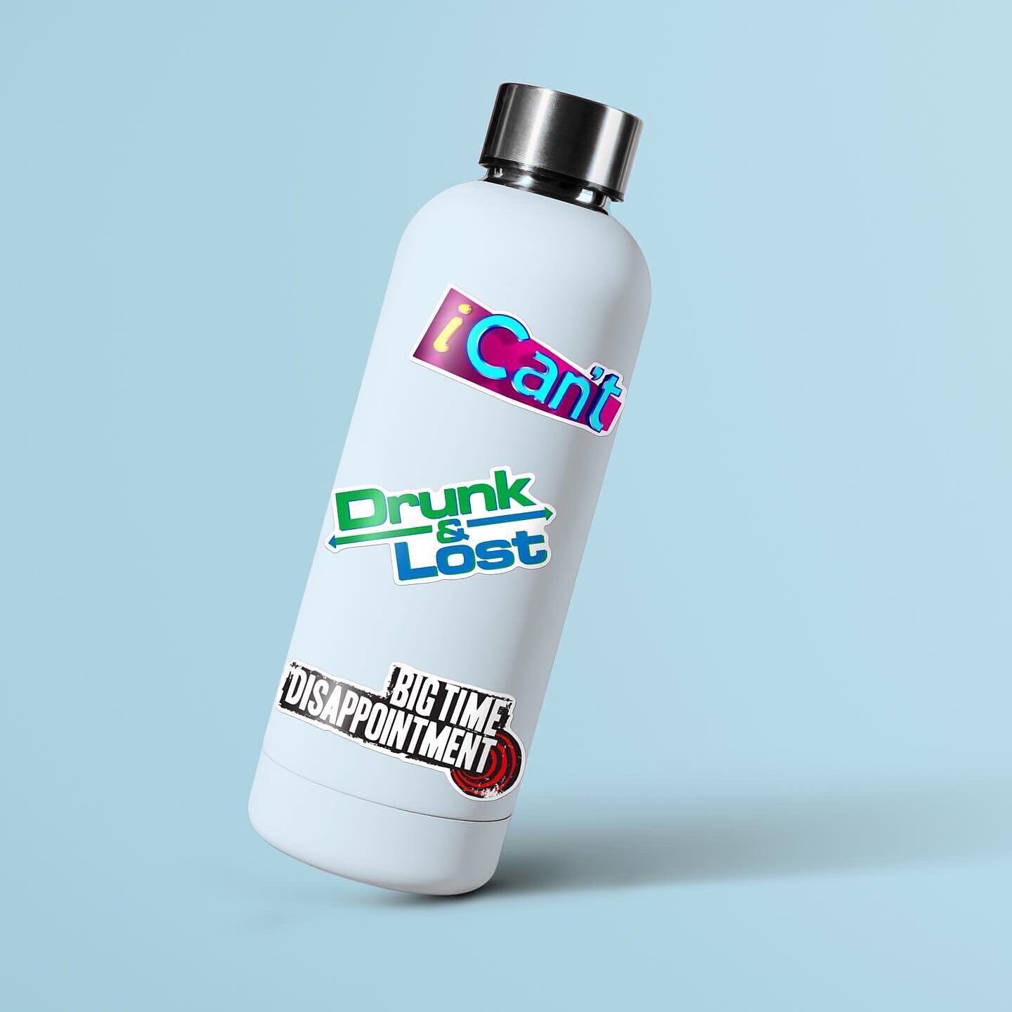 Ican’t Vinyl Sticker - Etsy