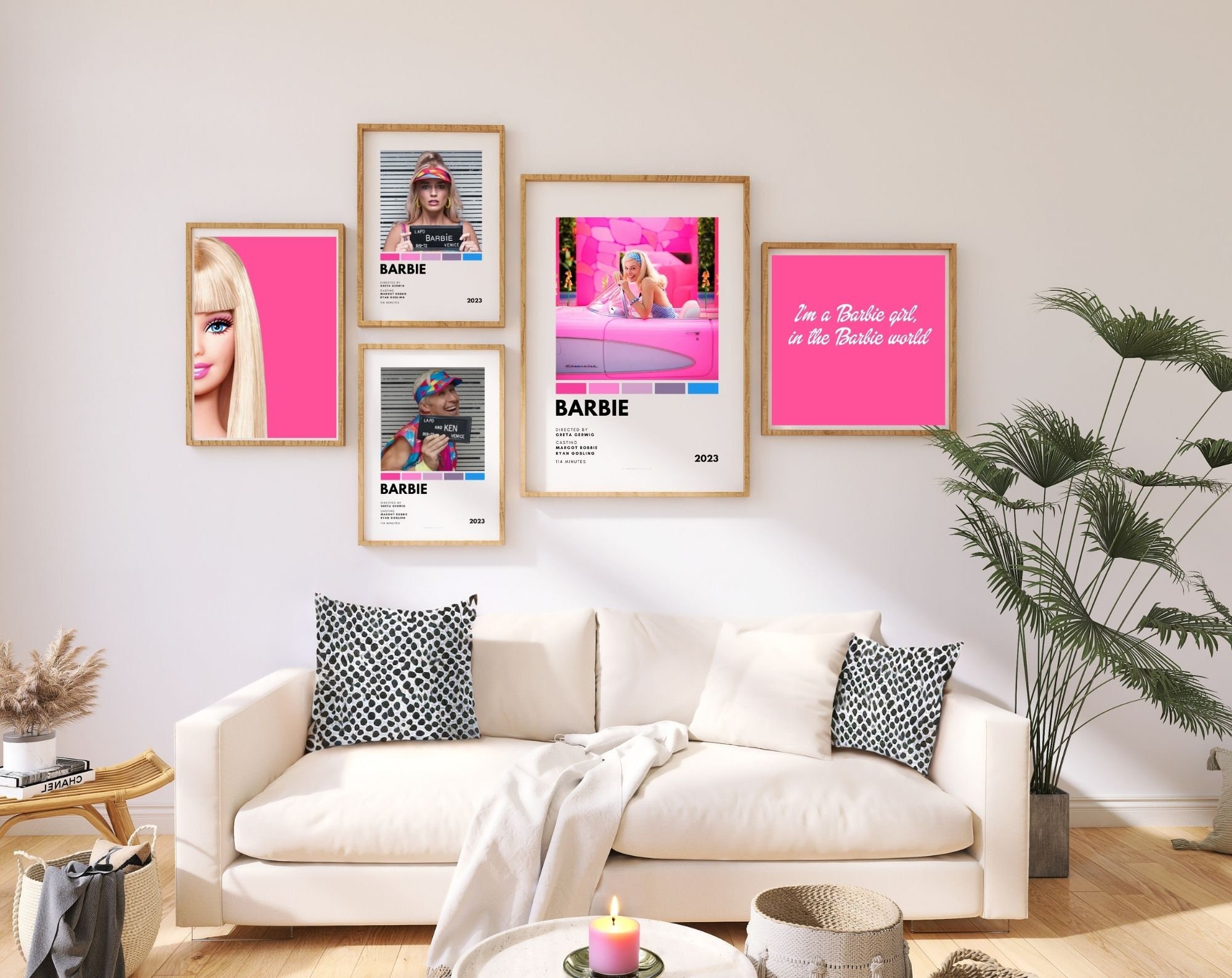 Barbie Poster, Barbie Movie Poster, Barbie Wall Decor, Movie Poster ...