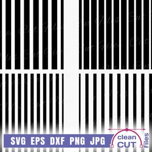 Stripe Patterns SVG Vector Bundle Clipart Files, Seamless Texture Line ...